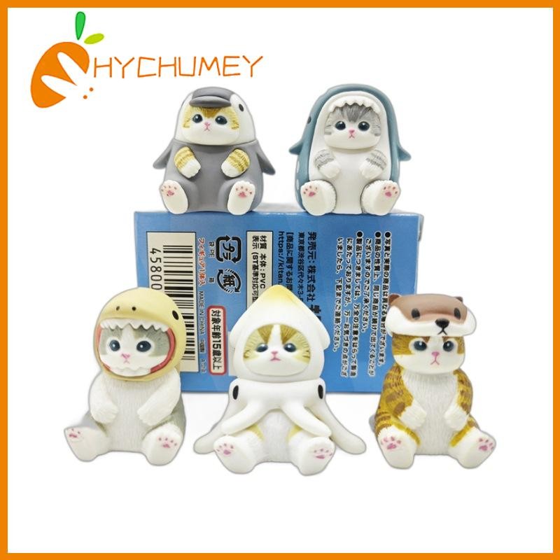 Marine High-quality Pvc Animal Figurines Blind Box Sitting Pose Squid ...