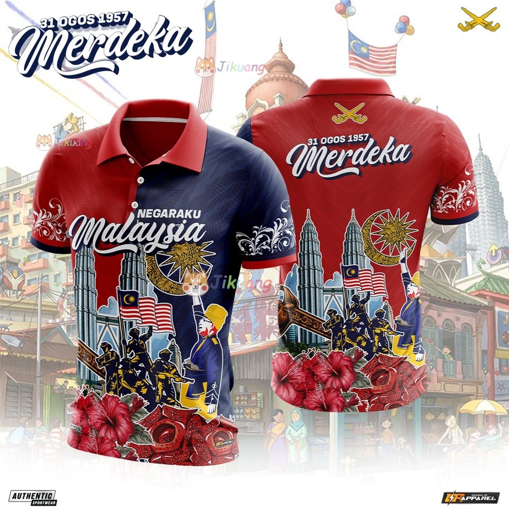 Malaysia Merdeka 2024 Land Of My Blood Spilled Sublimation Merdeka 31 ...