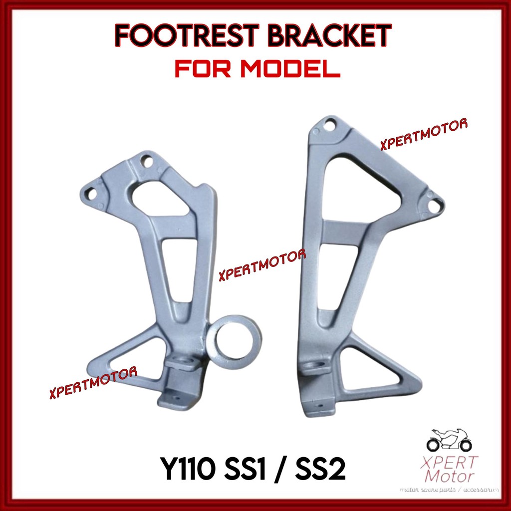 YAMAHA Y110 SS2 Y110-2 FOOTREST BRACKET LEFT AND RIGHT GRADE A | Shopee ...
