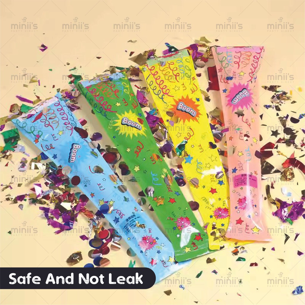 MINIIS Party Popper Confetti Popper Handheld Stick Birthday Popper ...