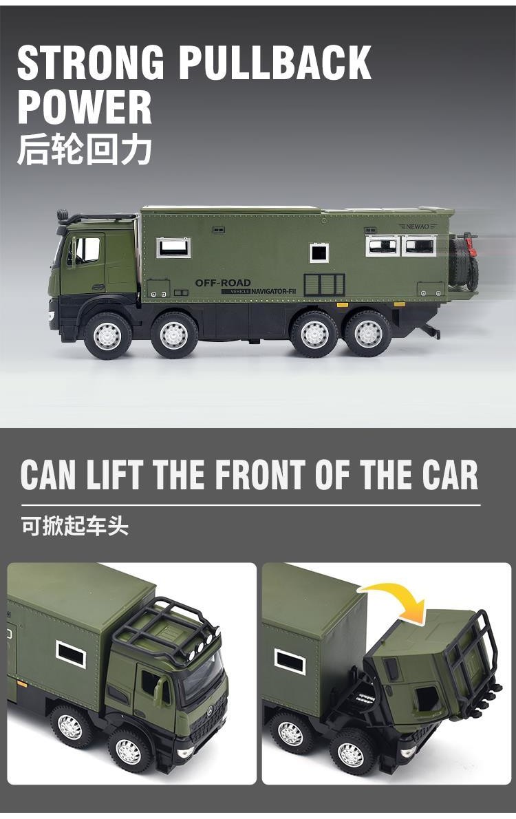 Mercedes-Benz Norma Disson RV Metal Simulation Alloy Car Model off-Road ...
