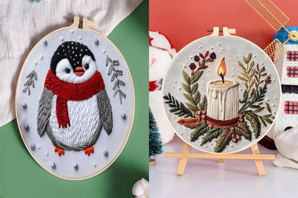 soulmate| Embroidery Starter Kit Embroidery Kit Gift Christmas ...