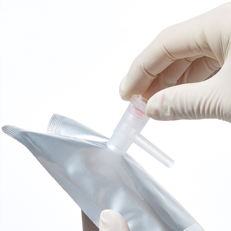 Laboratory gas aluminum foil gas sampling bag valve sampling collection ...