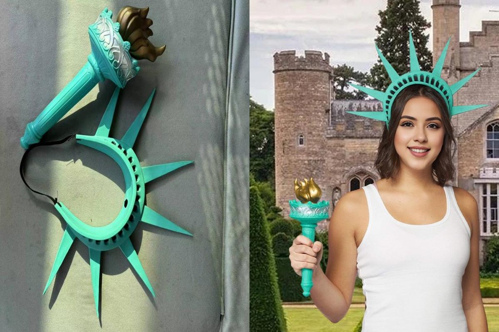 AMAR American Statue of Liberty Cosplay Set Halloween Costume ...