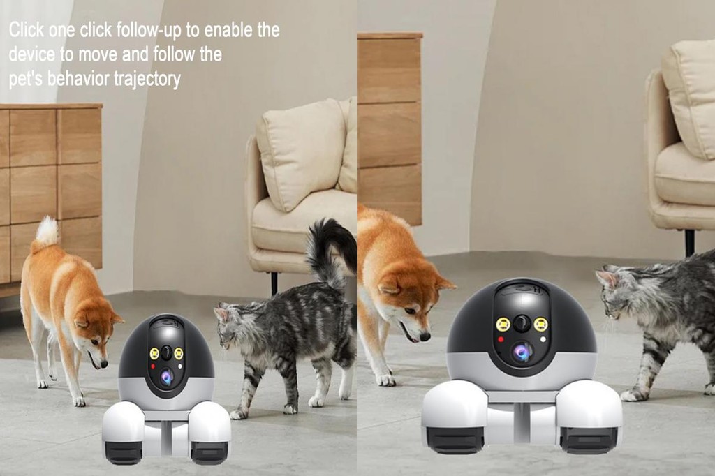 COOD Long battery life: This wireless pet camera has a built-in 4000mAh ...