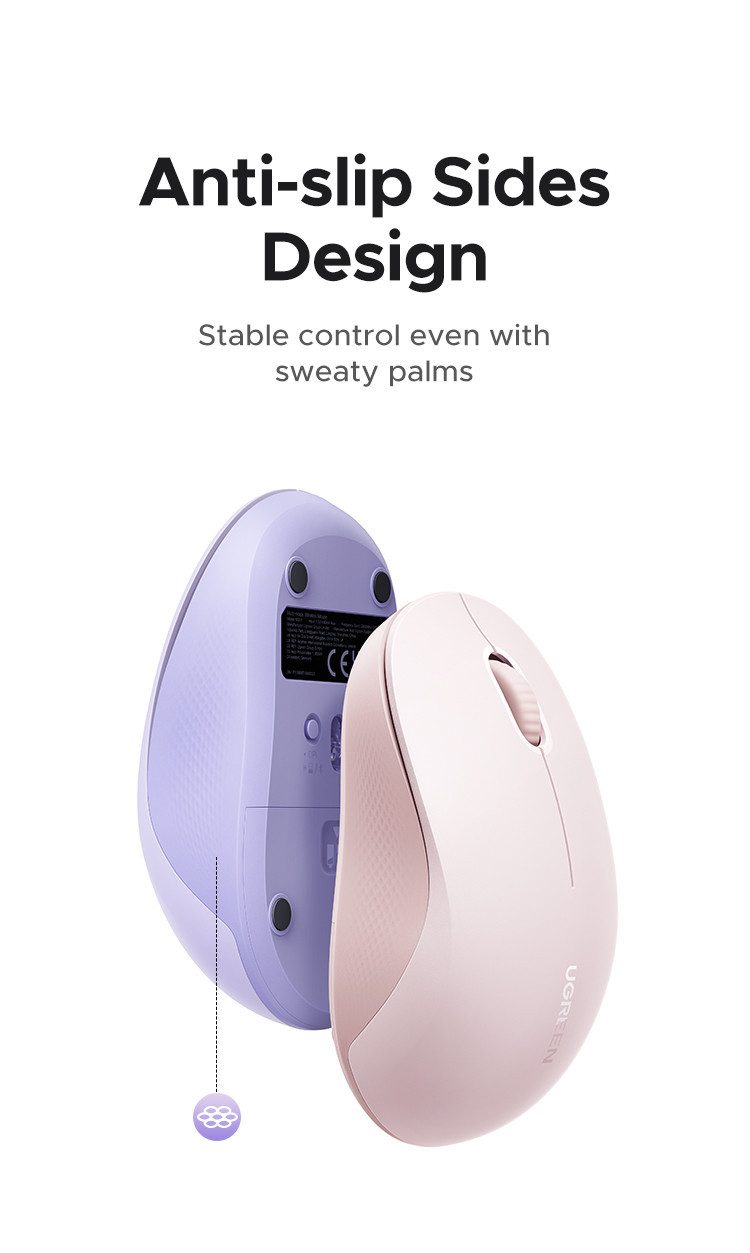 UGREEN Wireless Mouse 3 Button Silent Clicking 2.4G USB 4 Level DPI ...
