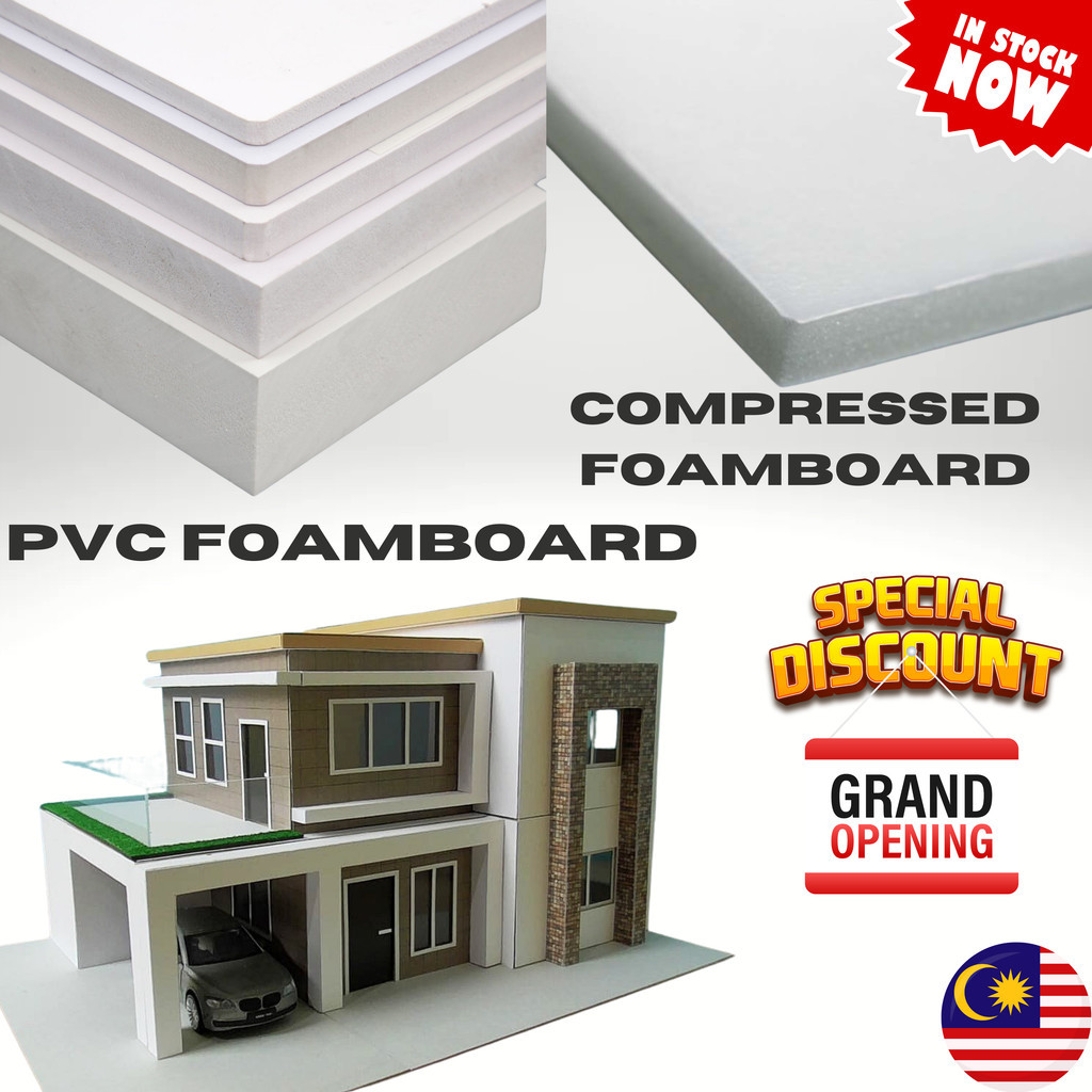 PVC FOAMBOARD Foam Board MODELLING BOARD PAPAN ARCHITECTURAL REKA ...