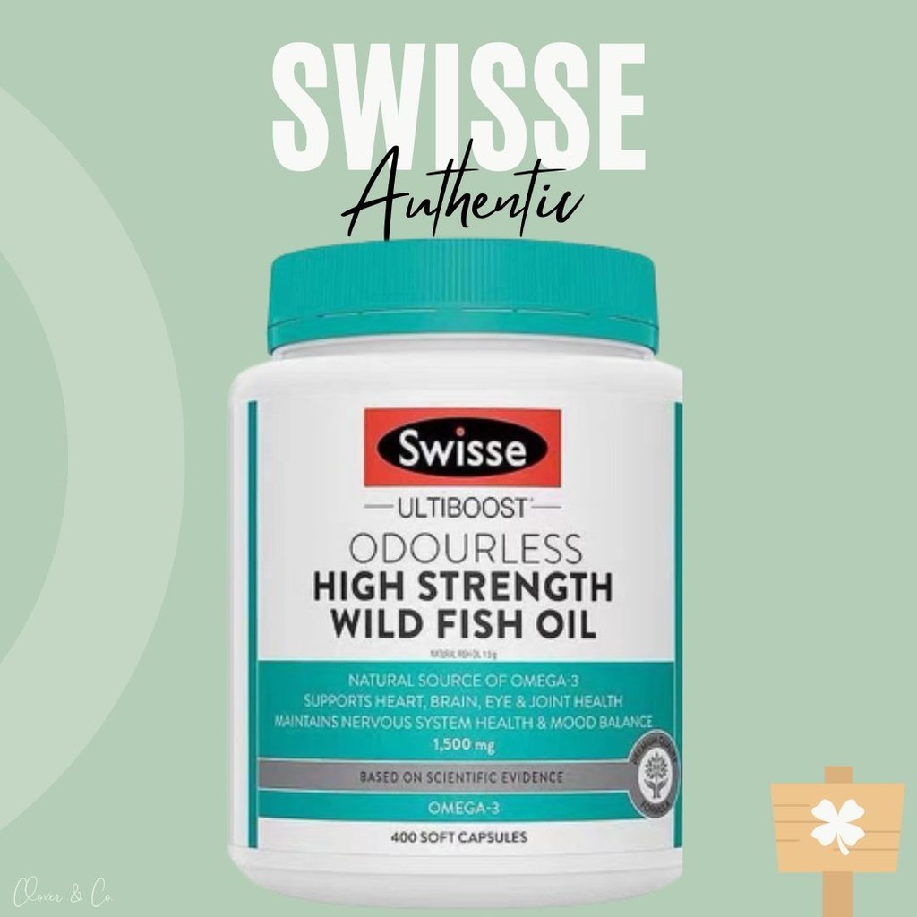 Swisse Odourless Fish Oil 1500mg 400 Capsules | Shopee Malaysia