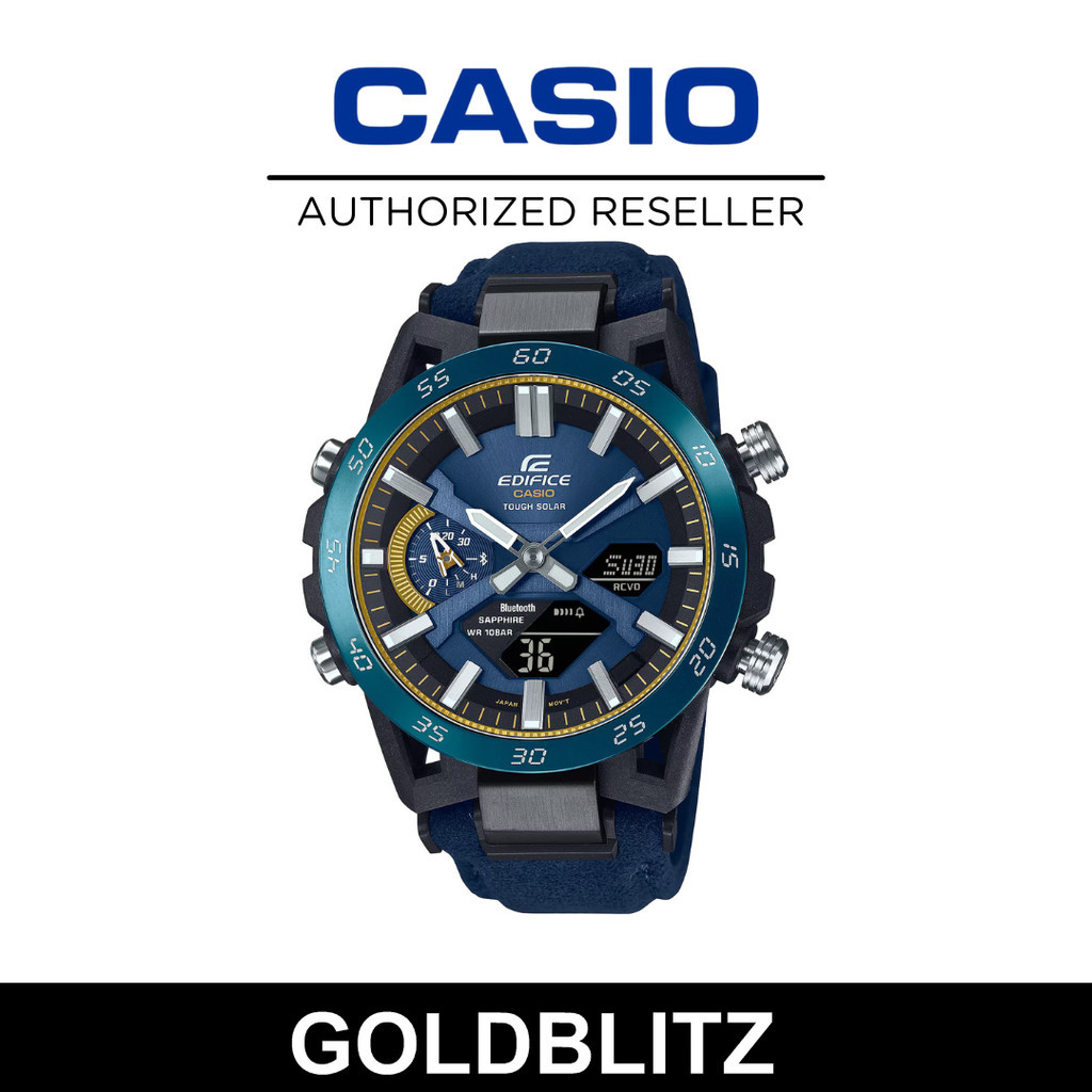 Casio ECB-2000SS-2A 50th Anniversary Limited-edition Edifice Sospensione Alcantara Material Band ...