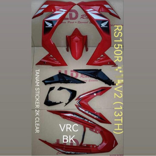 Honda RS150 V2 RS150R V2 RS 150 V2 150R V2 Full Body Cover Set - Tanam Sticker Coverset Body Kit ...