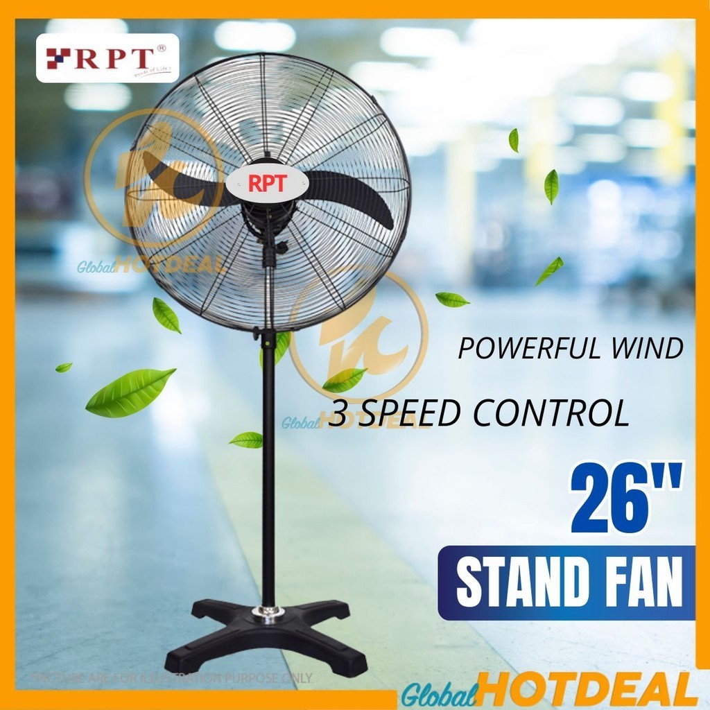 RPT 26" Stand Fan Industrial Series Fan Kipas Besar Kilang Kipas ...