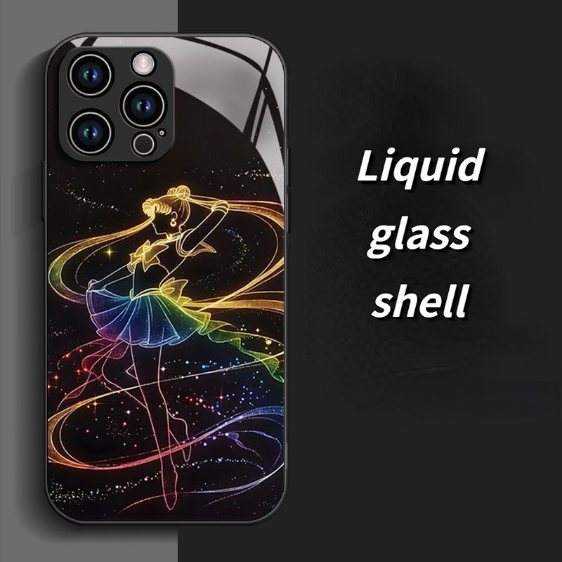 Sailor Moon High-end tempered glass Phone casing Protector cover for ...
