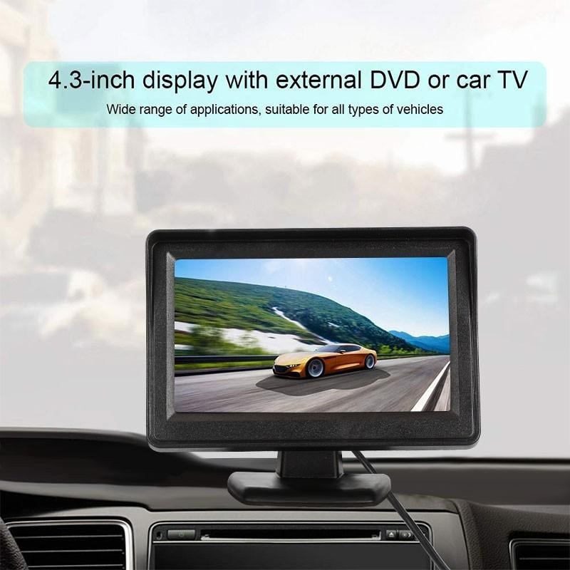 Car Reverse Monitor with Rear View Camera Backup Camera Kit Back Up Car ...