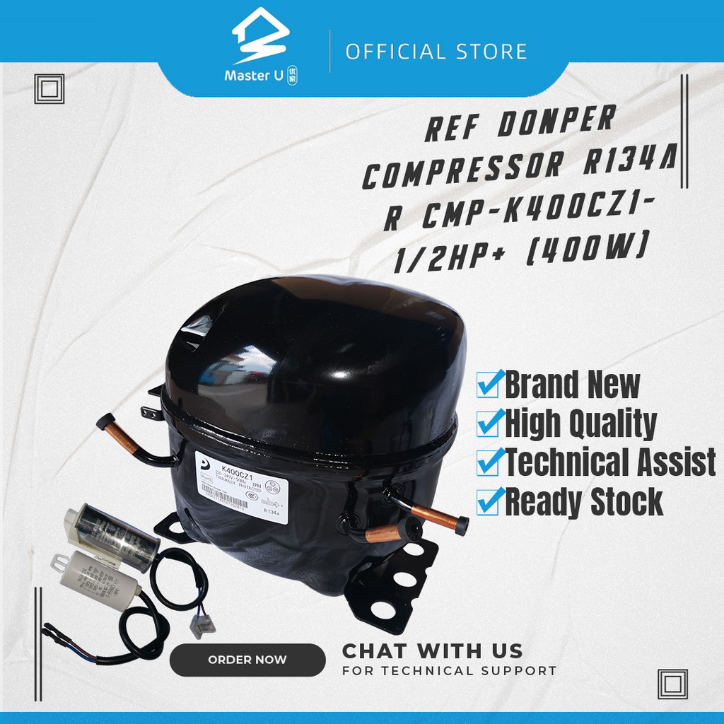 REFRIGERATOR DONPER COMPRESSOR R134A - 1/2hp+ (400W)-R CMP-K400CZ1 | Shopee Malaysia