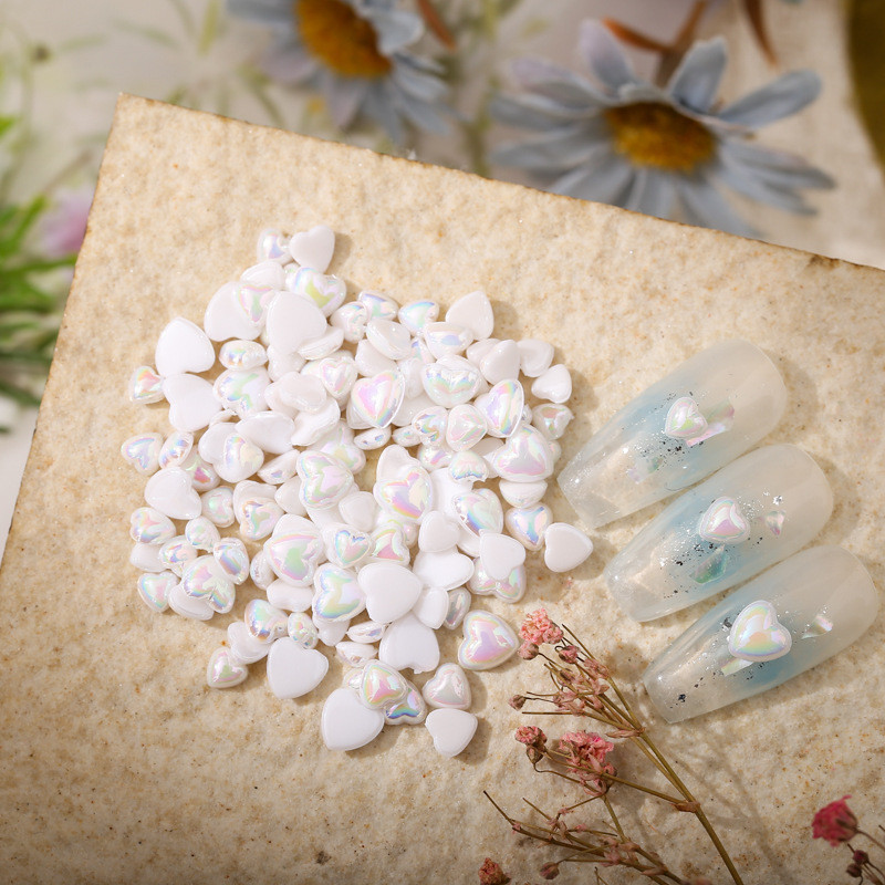 50pcs Nailor Ceramics Ceramics Phantom Light Face Three -dimensional ...