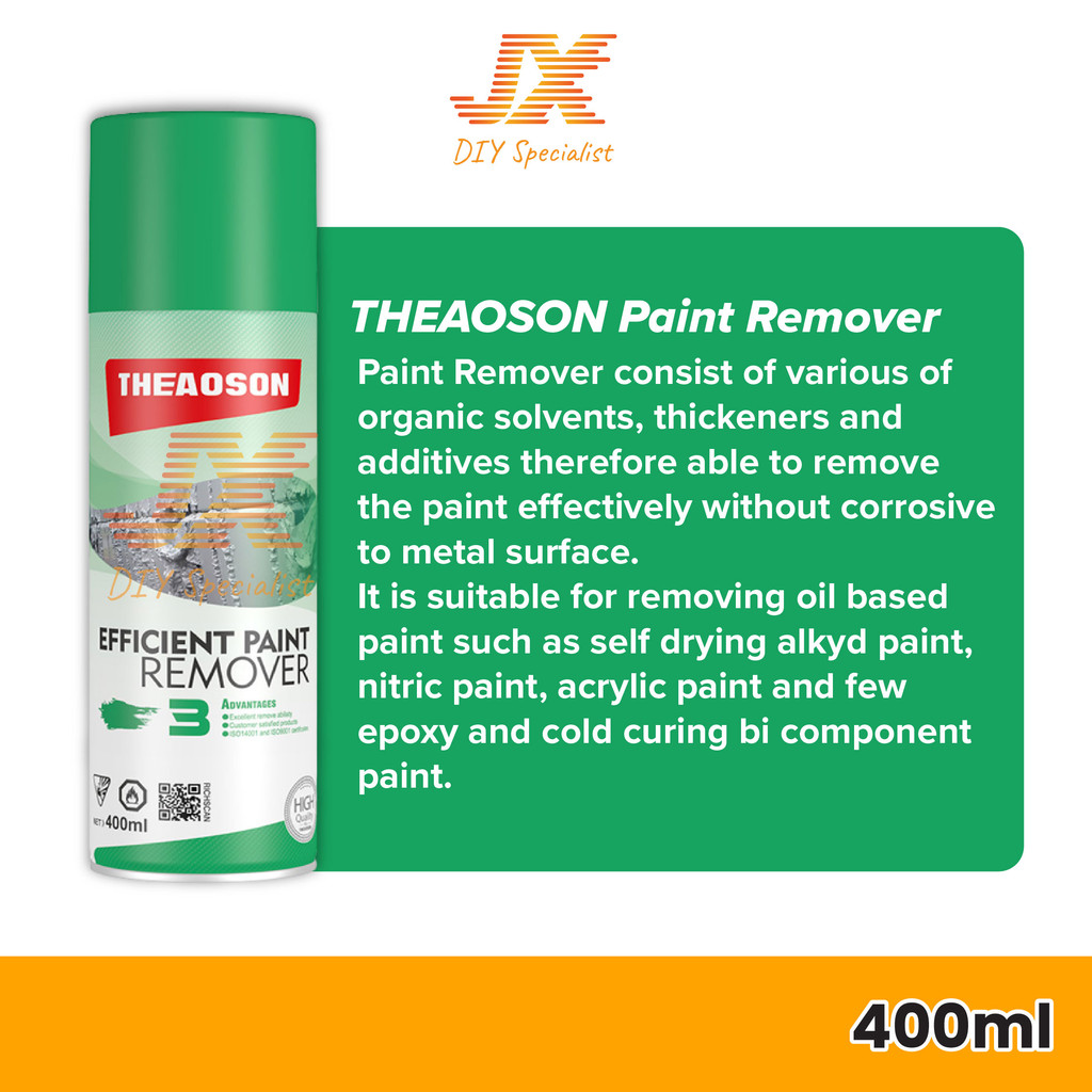 THEAOSON Efficient Paint Remover Spray Paint Stripper Oil Based Paint ...