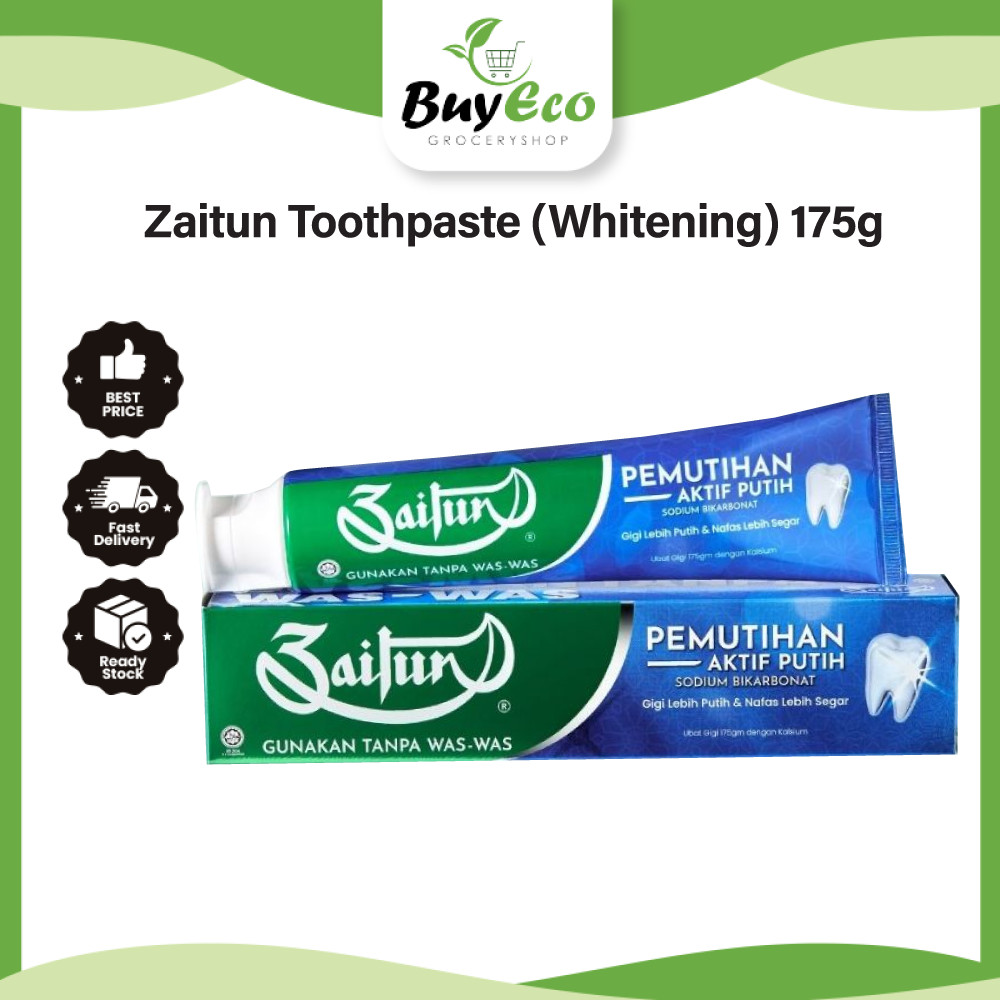 Zaitun Toothpaste (Whitening) 175g | Shopee Malaysia