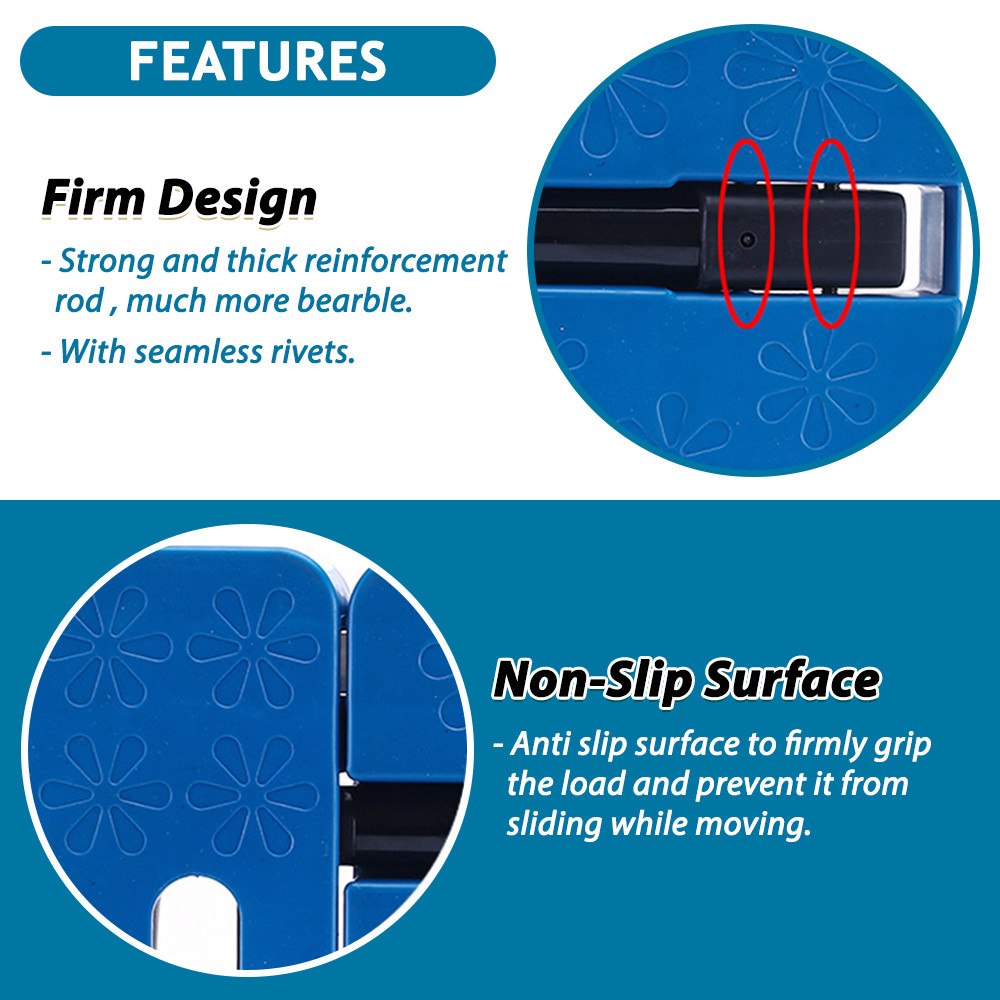 [200KG] Borong365 Foldable Trolley Portable Hand Truck Troli Berlipat ...