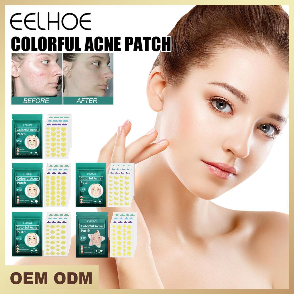 EELHOE Acne Patch Series Repairs facial redness and fades acne pimples Cartoon Color Acne Patch ...