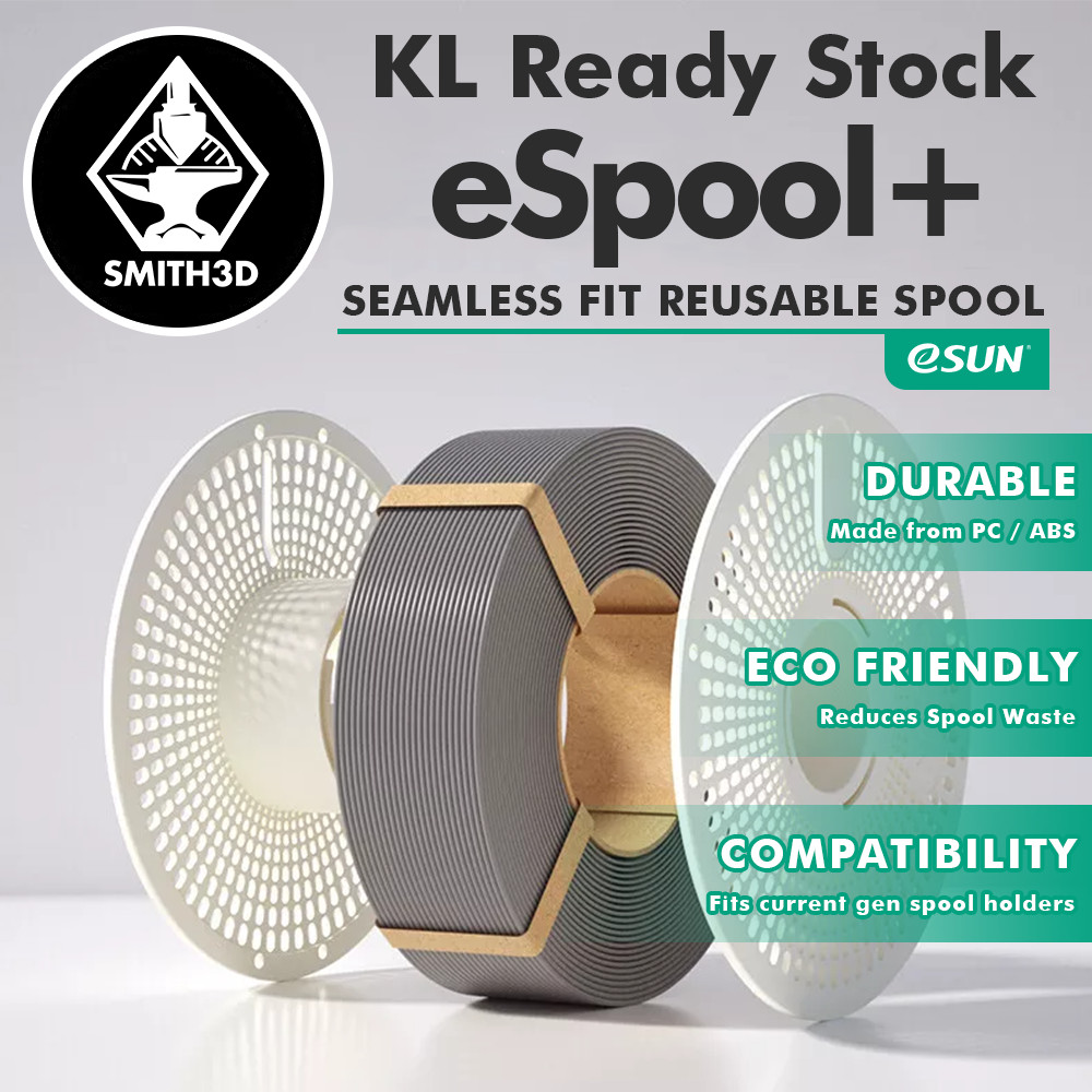 eSun eSpool+ Reusable Filament Spool for Refill Filament, Bambu Lab ...