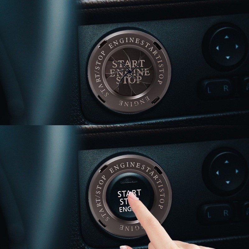 New Auto Car Engine Push Start Stop Button Cover Proton Decoration ...