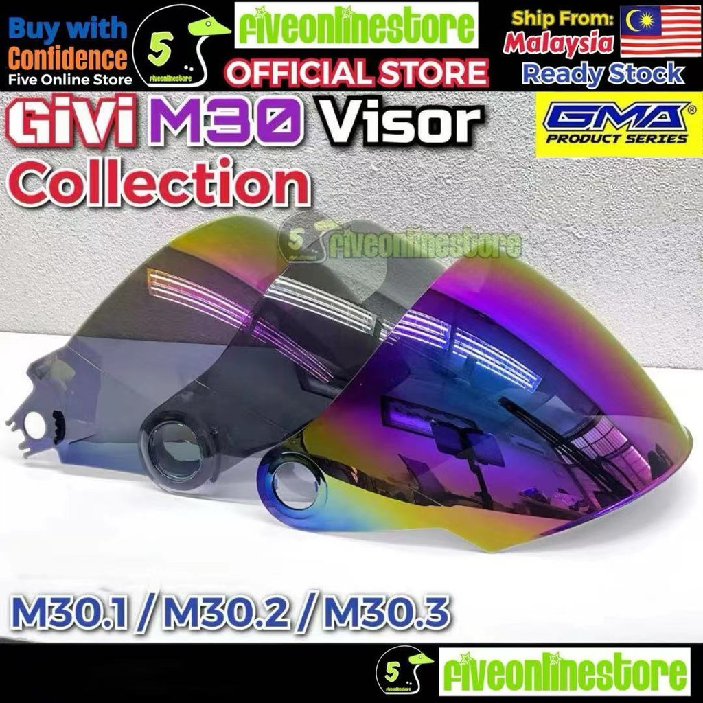 GIVI Helmet Visor Siang Malam Full Collection M11 M30.1 M30.2 M30.3 ...