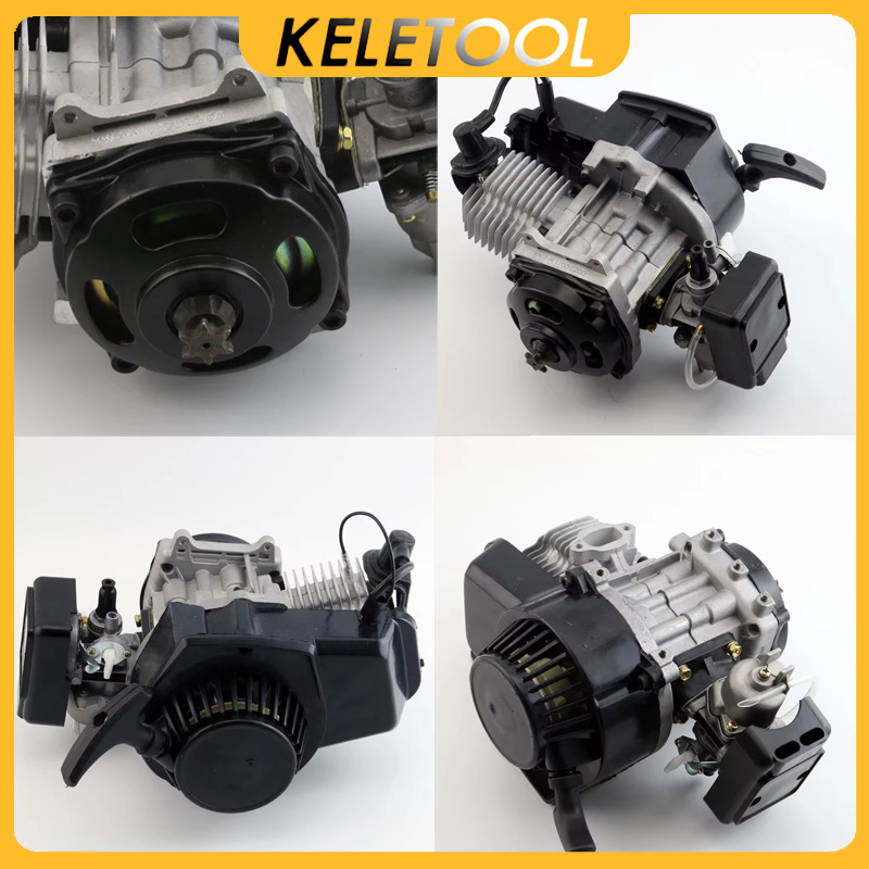 49cc two-stroke motorcycle engine motor compact off-road vehicle small ...
