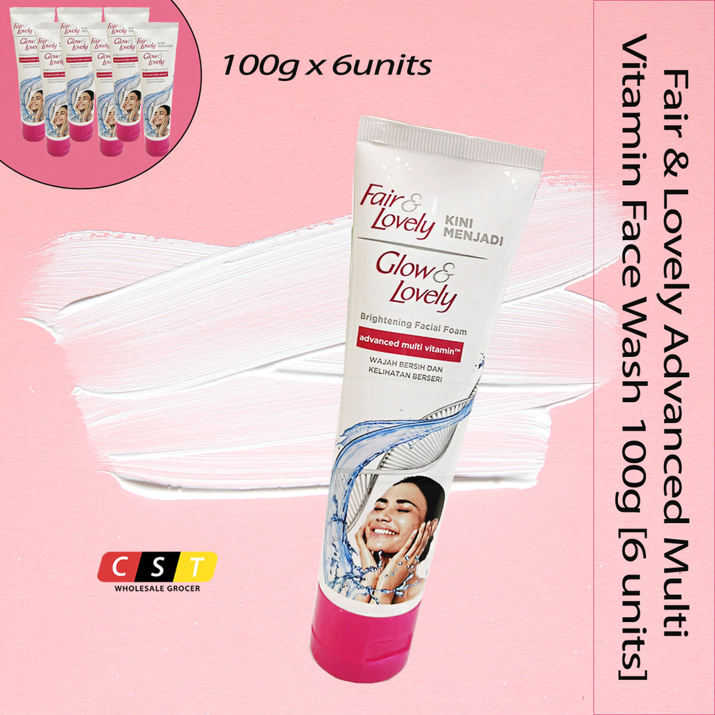 Fair & Lovely Advanced Multi Vitamin Face Wash / Pencuci Muka 100g X [6 Units] | Shopee Malaysia