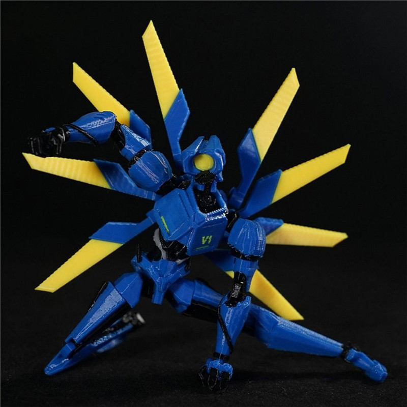 New 3D Printed Ultrakill Action Figures Blue Camera V1 Dummy13 Anime ...