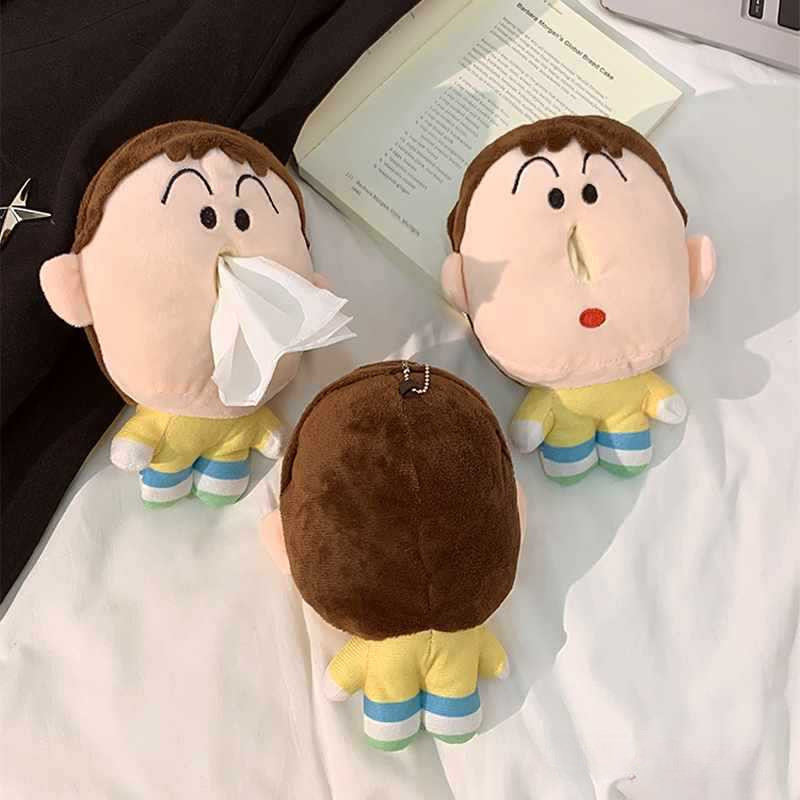 Anime Crayon Shin-Chan Boochan Tissue Box Originality Plush Doll Funny ...