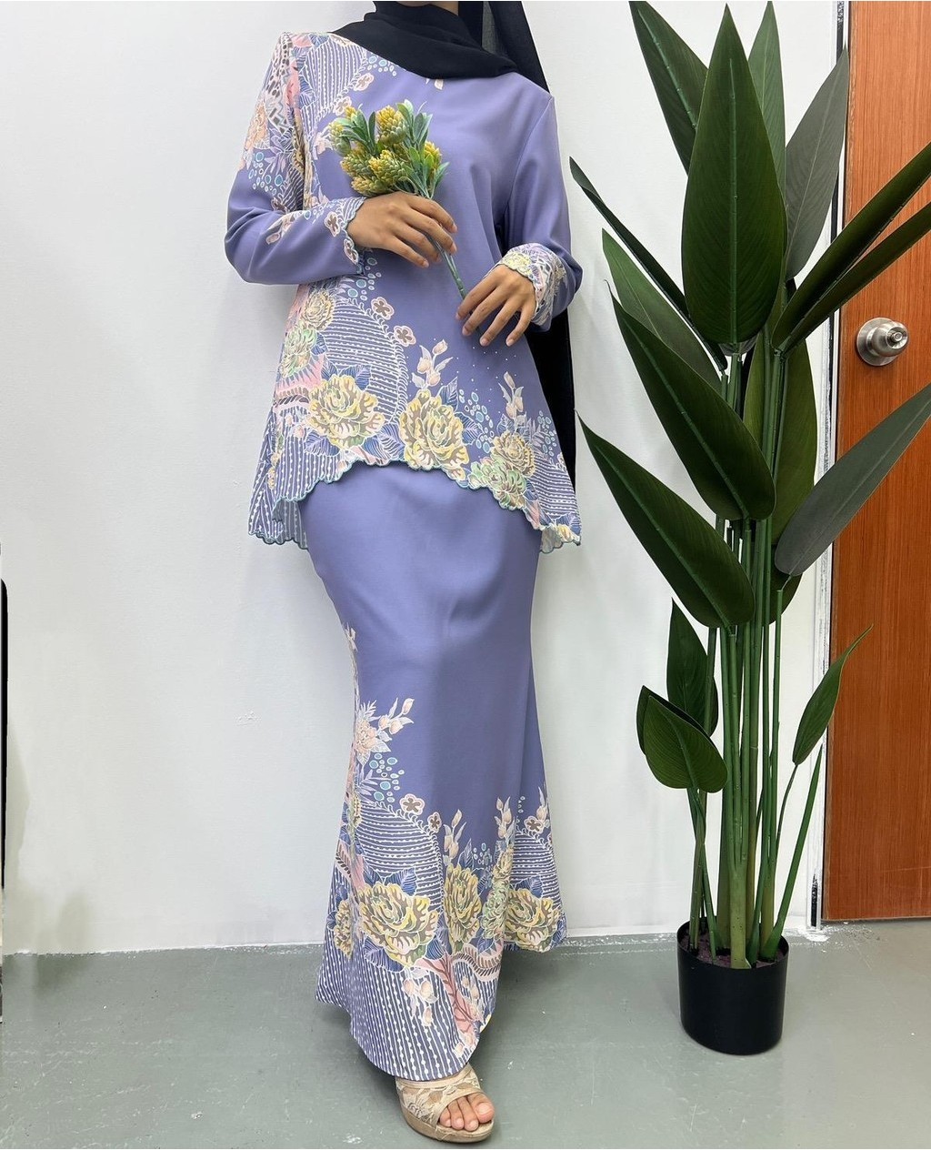 Delisa Kurung Batik Fashion2024 Kain Duyung Klasik ( SIZE: 38-52 ) | Shopee Malaysia