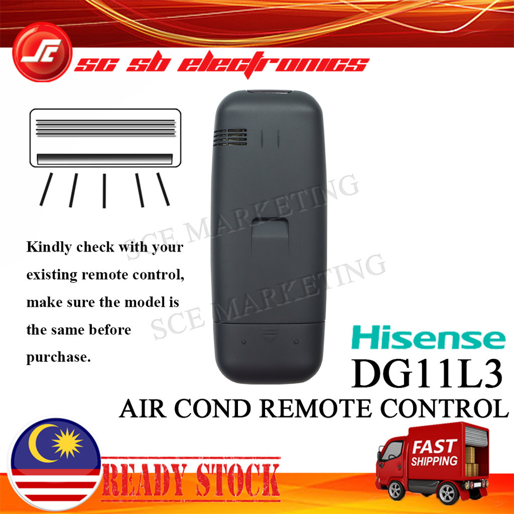 ORIGINAL HISENSE AIRCOND REMOTE REPLACEMENT FOR HISENSE AIR COND ...