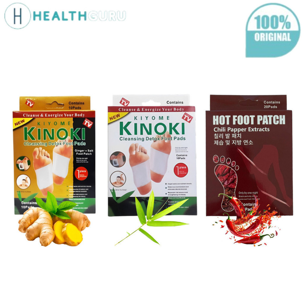 Kinoki Detox Foot Patch Original Buang Toksik Tapak Kaki Kinoki Detox ...