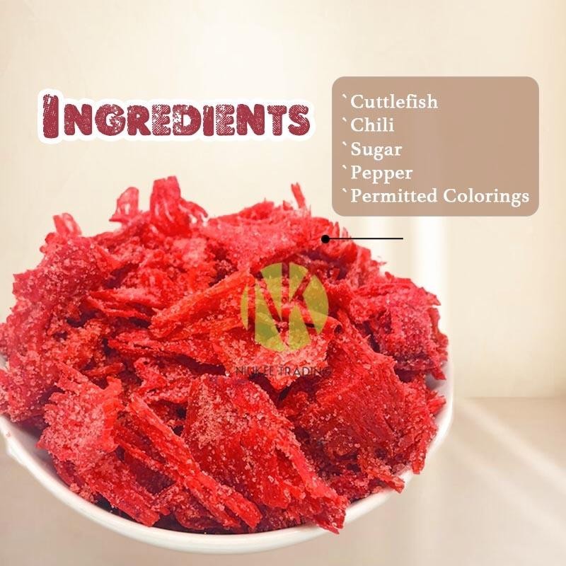 [𝗡𝗶𝘂 𝗞𝗲𝗲] Whale Brand Red Sugar Cuttlefish Snacks HALAL | Sotong Merah ...