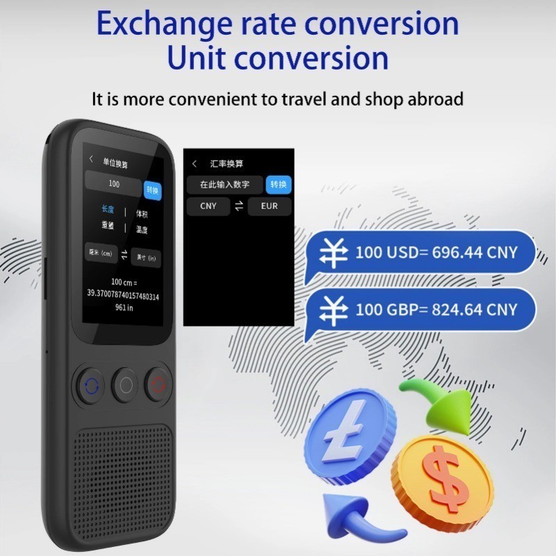 S80 Language AI Translator Device with 138 Languages Voice Translating ...