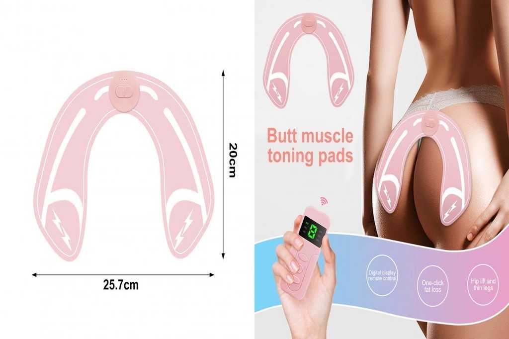 Enlarging Butt Patches Women Buttocks Patches Trainer with Remote Control Ems Muscle Stimulator ...
