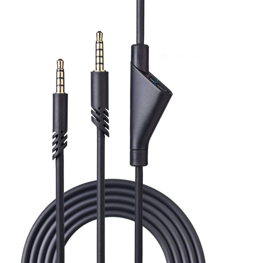 3.5mm 2M Replacement Headset Cable with Volume Control for Astro A10 ...