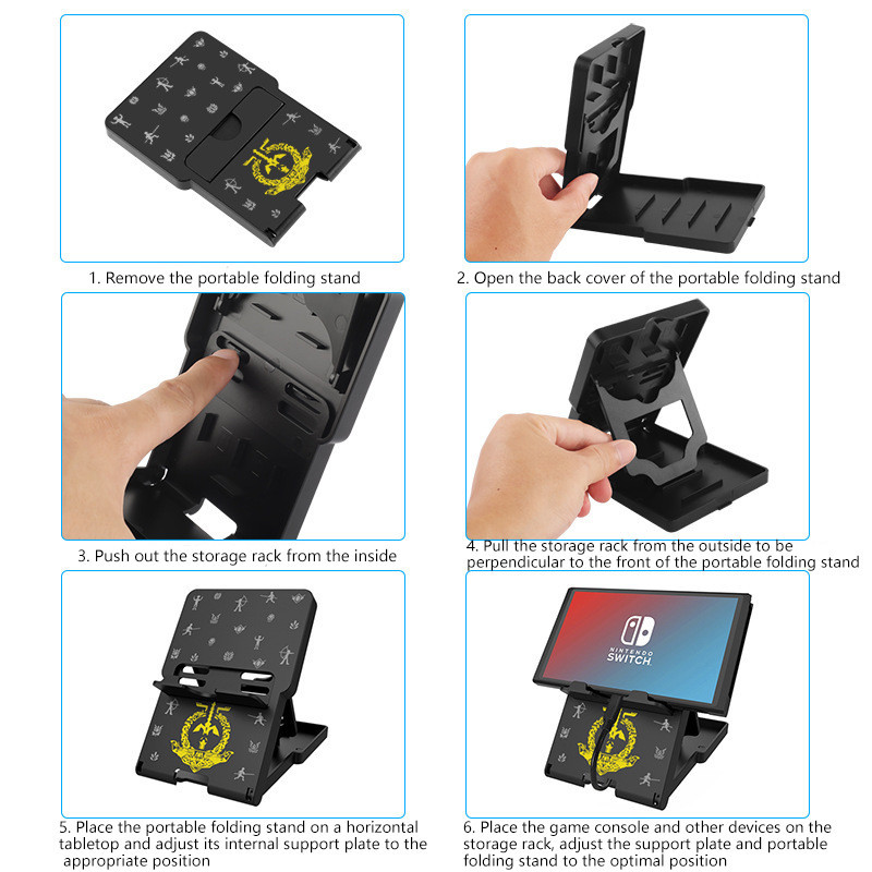 Portable Folding Stand phone holder for Nintendo Switch OLED Console ...