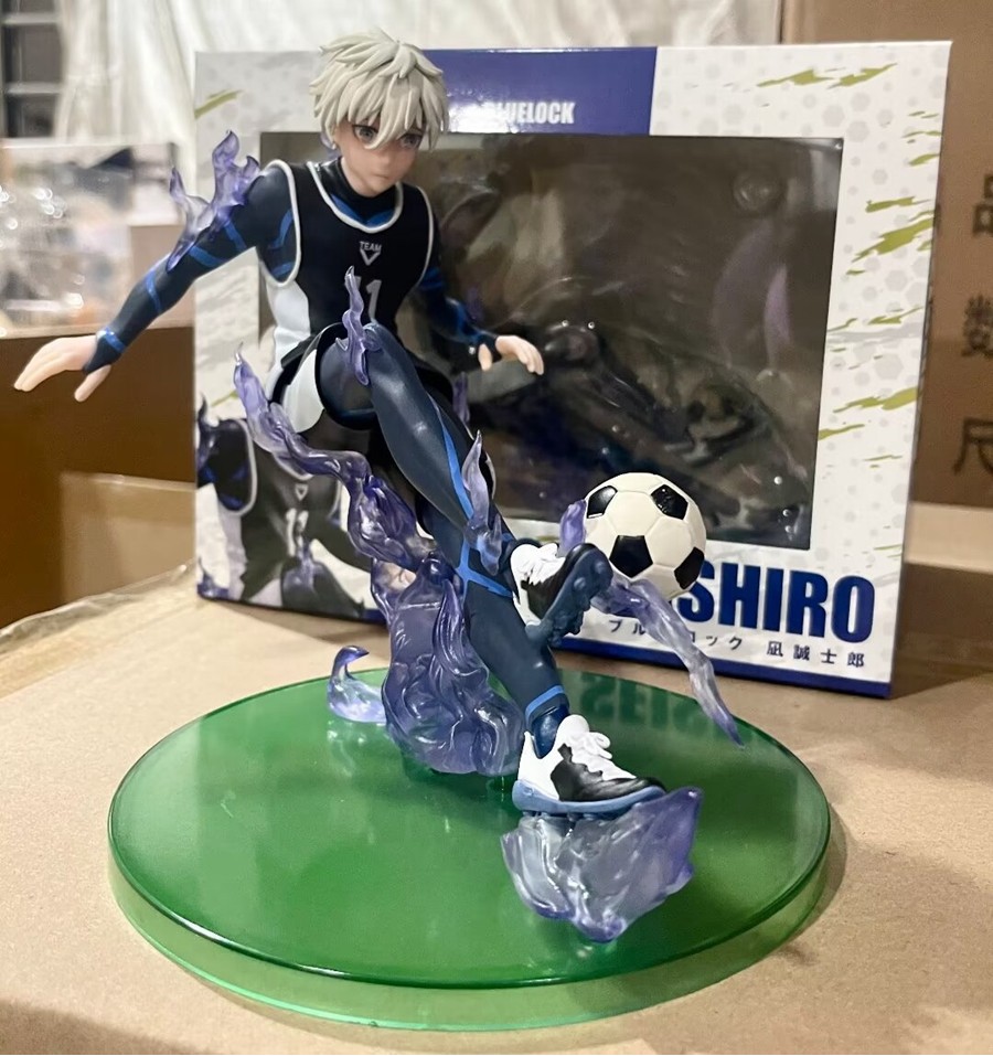 18cm Blue Lock Anime Figure Japanese Football Boy Seishiro Nagi Action ...