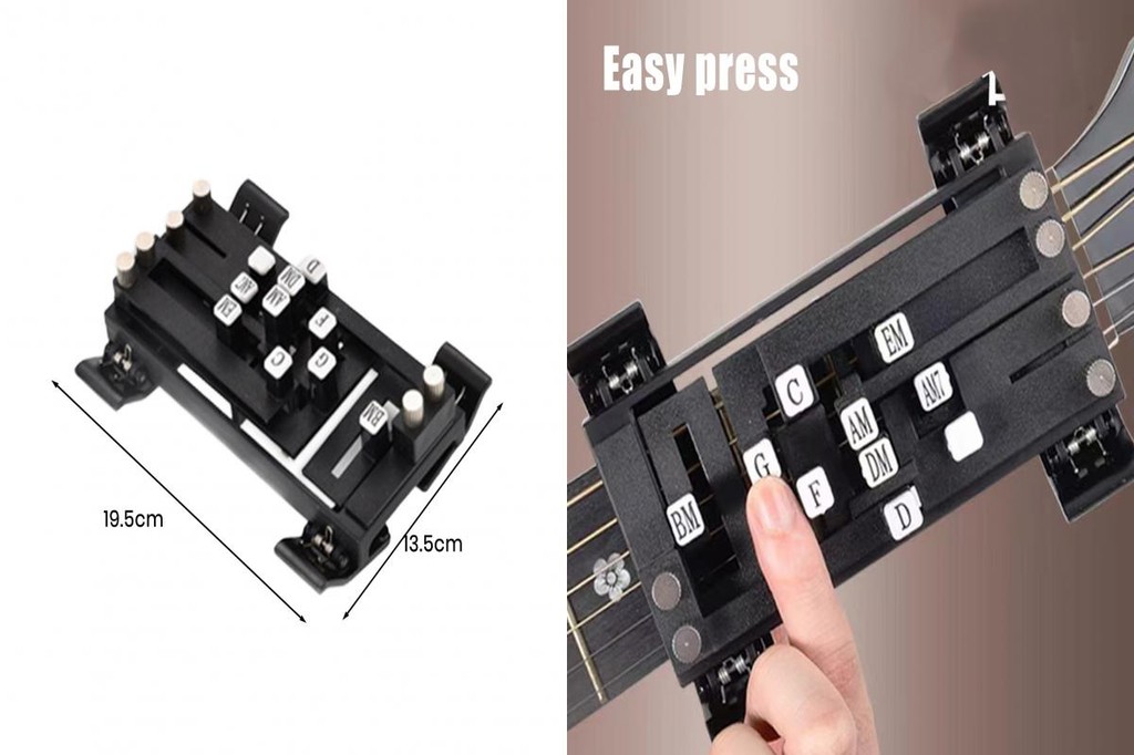 Caronvg Guitar Learning Aid Easy Chord Learning Device Easy Guitar ...