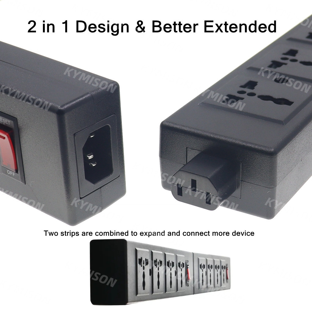 New Universal Extension Power Strip UK EU AU US Multifunction Extension ...