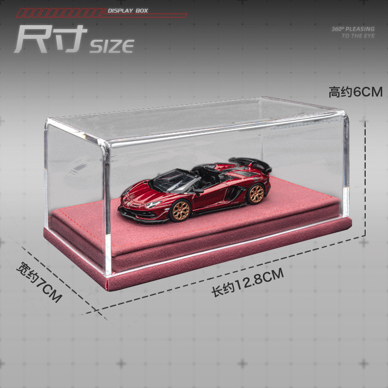 Display Box 1/64 Premium Car Model Display Box Acrylic HD Transparent ...