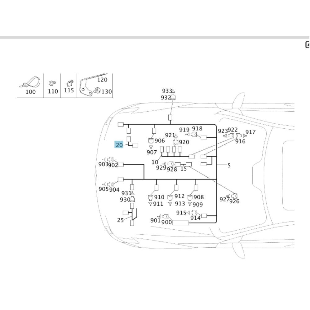 Original Mercedes Benz Camshaft Magnet Cable With Socket M271 820 860 ...