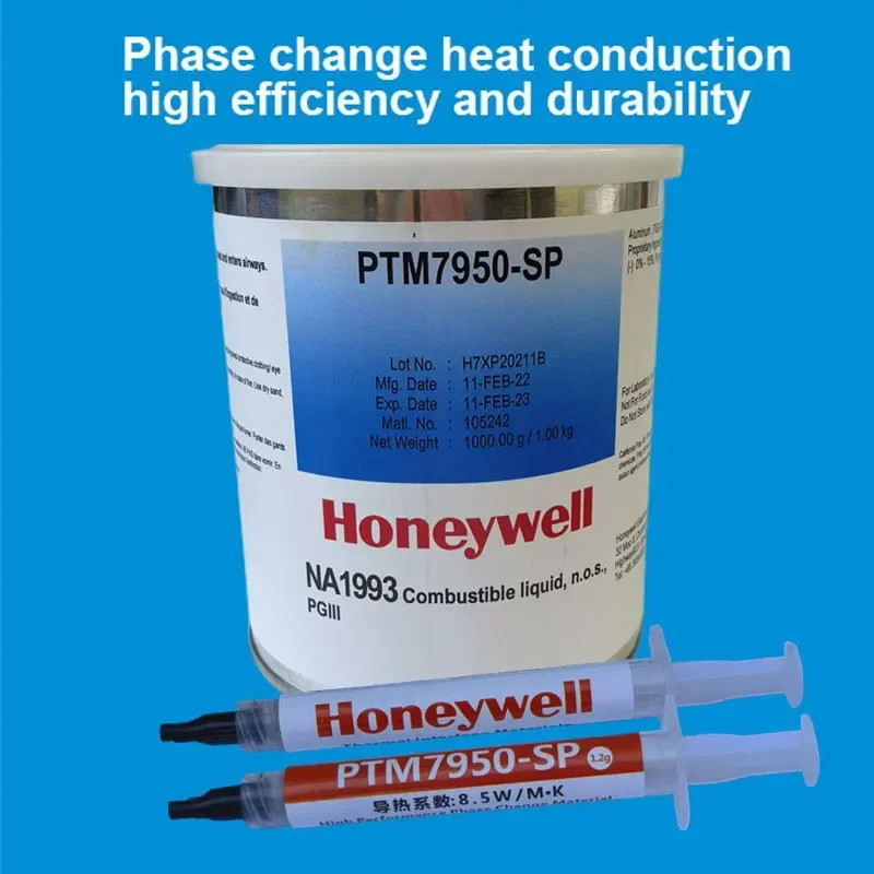Honeywell PTM7958SP/7950SP Phase-Change Thermal Conductive Silicone ...