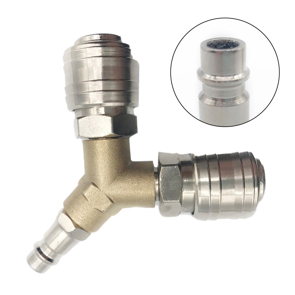 [Super] 3 Way Compressed Air Distributor Connector Y Splitter 1/4 ...
