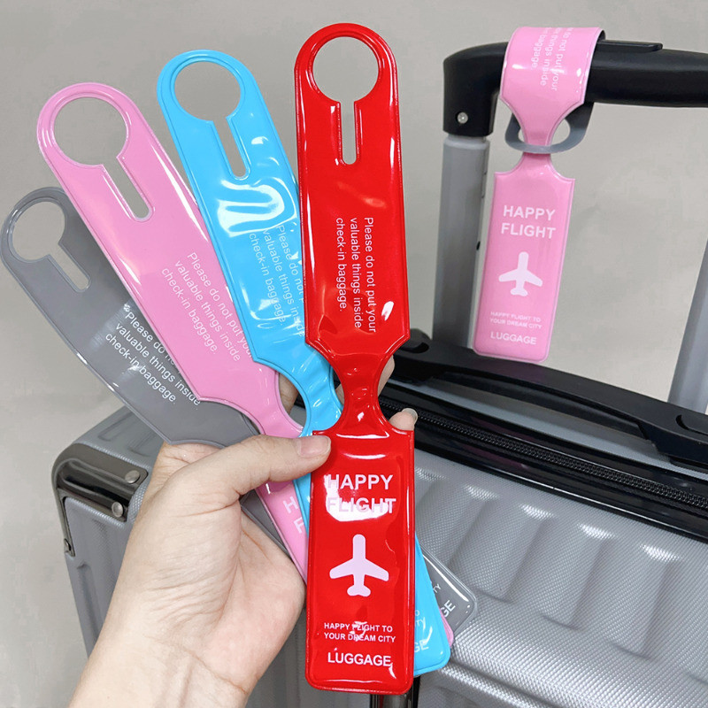 1-4PCS Boarding Luggage Case Hanging Tag - Backpack ID Marking Card ...