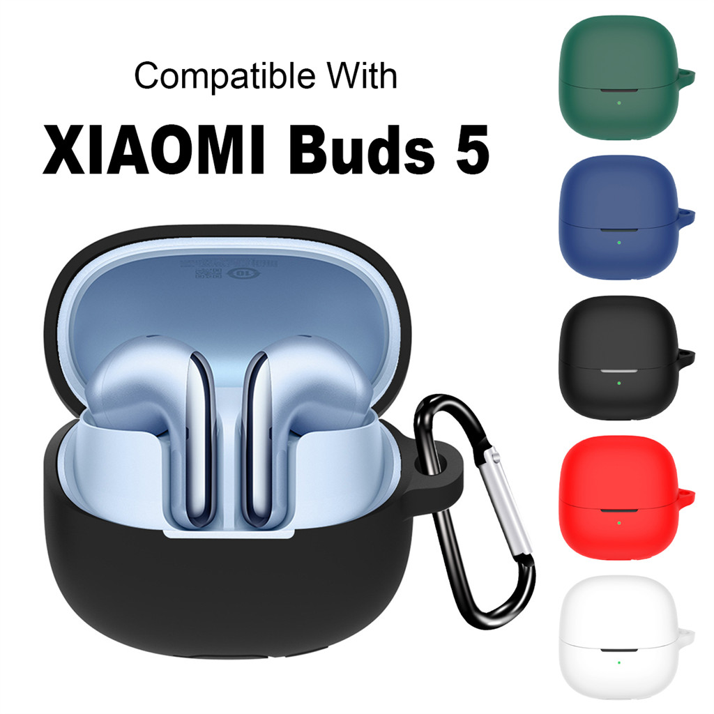 1pcs Shockproof Silicone Earphones Case For XiaoMi Buds 5 Wireless ...