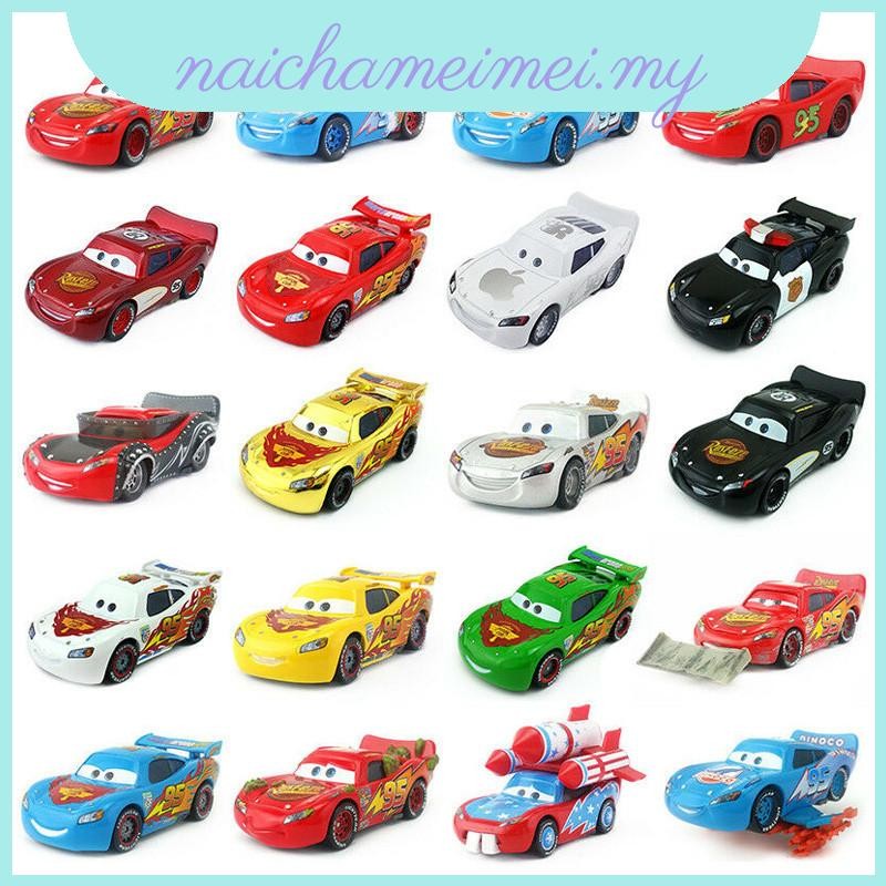Disney Pixar Cars 2 3 Lightning McQueen Mater Jackson Storm Ramirez 1: ...