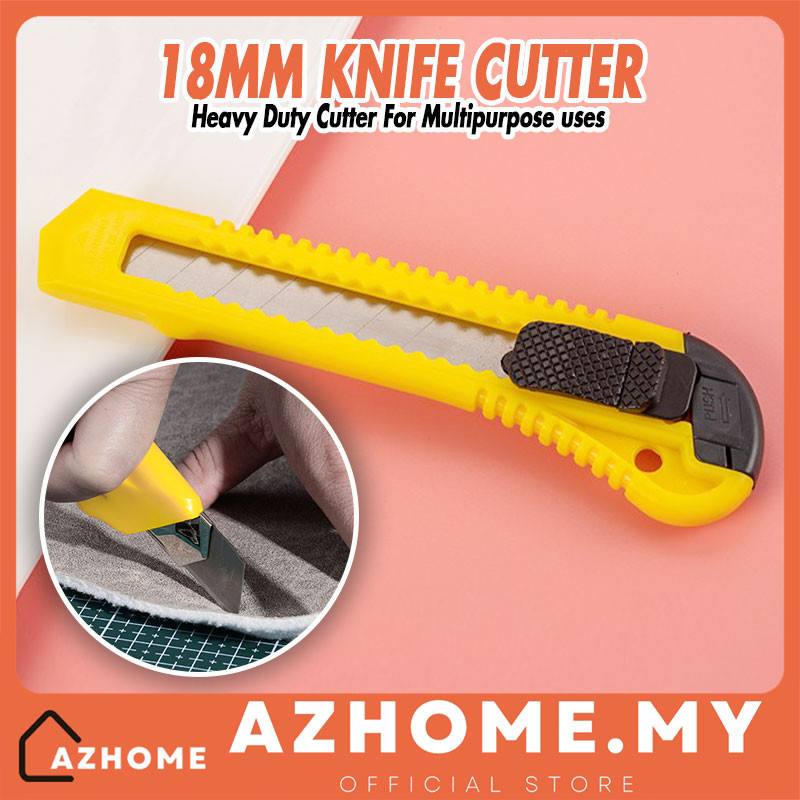 Knife Paper Cutter 18MM Heavy Duty Cutter Pen Knife With Blade Refill ...