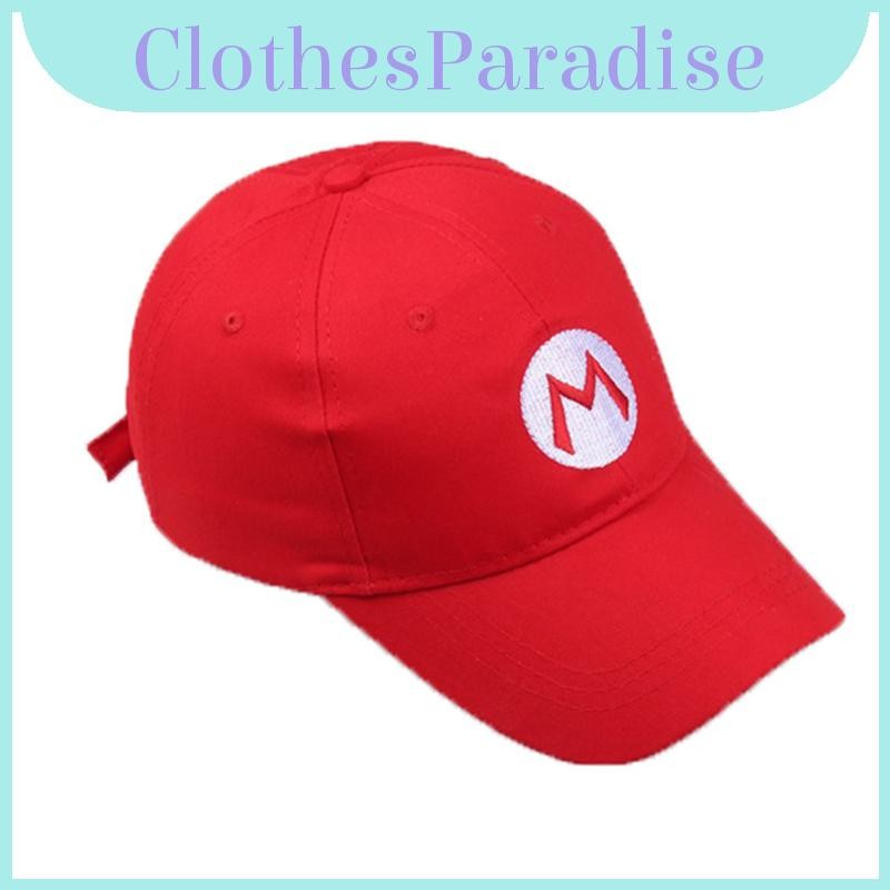 Quality Baseball Mario Cap Super Mario Bros Costume Hat All Sizes** For ...